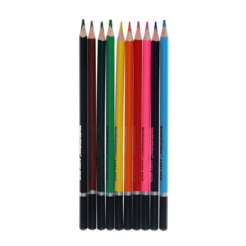 WOC Triangular Easy Grip Jumbo Colouring Pencils (10) - First Class Office